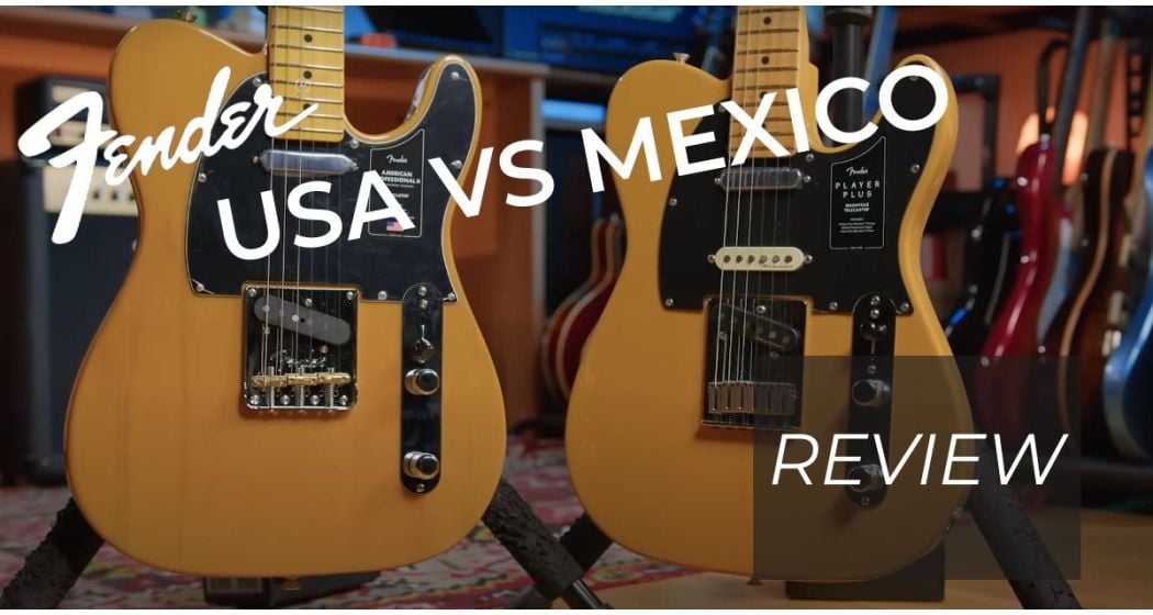 Fender Telecaster: American Professional II vs Player Plus, recensione ...