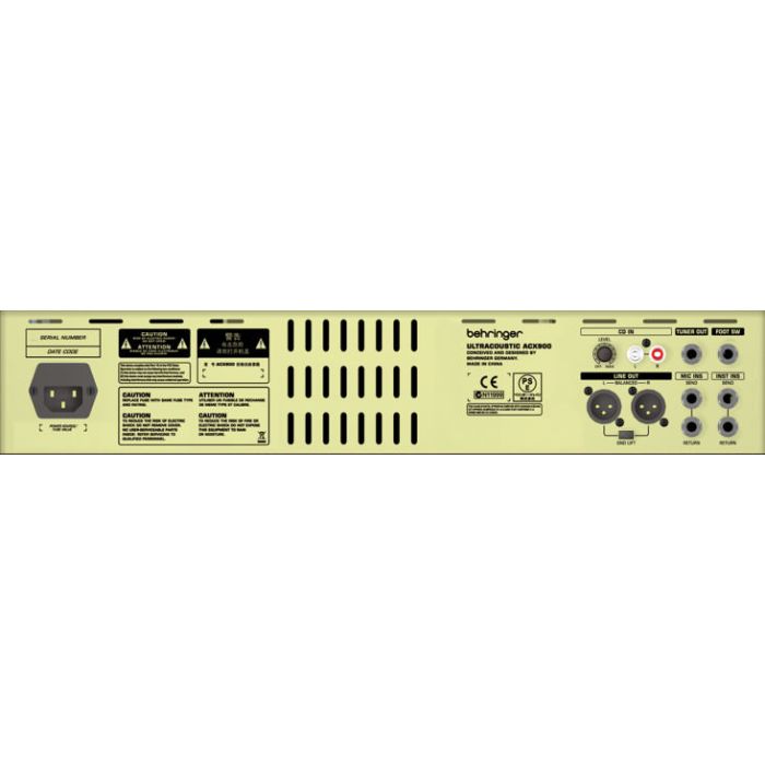 BEHRINGER ACX900 ULTRACOUSTIC AMPLIFICATORE PER CH