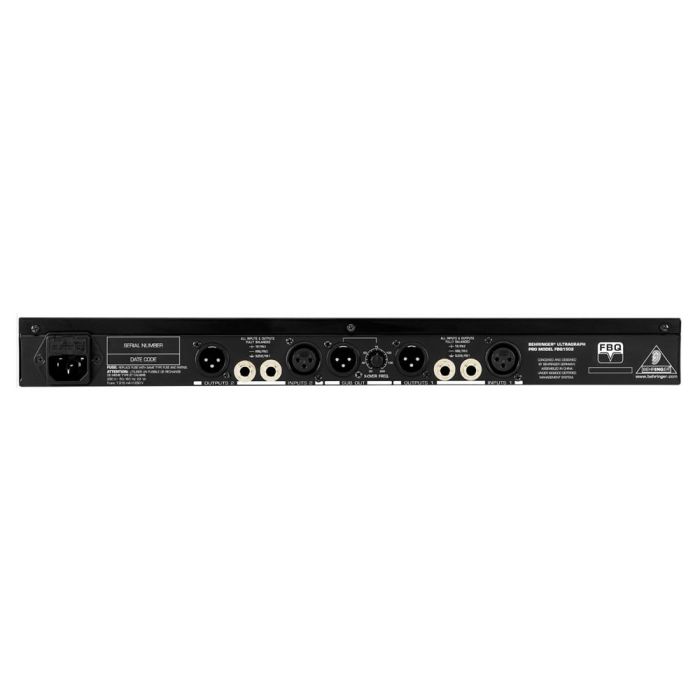 BEHRINGER ULTRAGRAPH PRO FBQ1502 EQUALIZZATORE STE