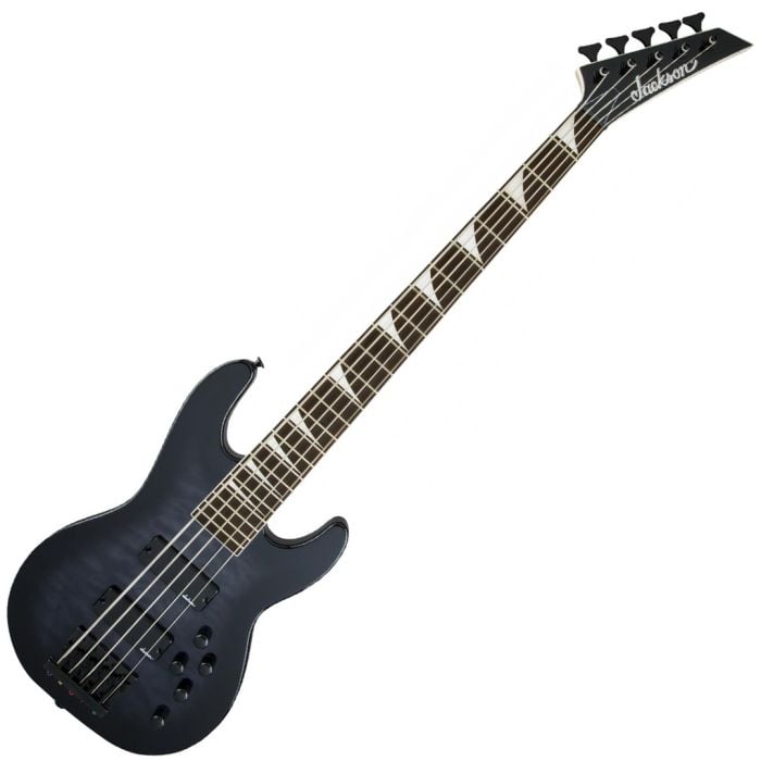 Jackson JS Concert Bass JS3VQ Transparent Black Burst