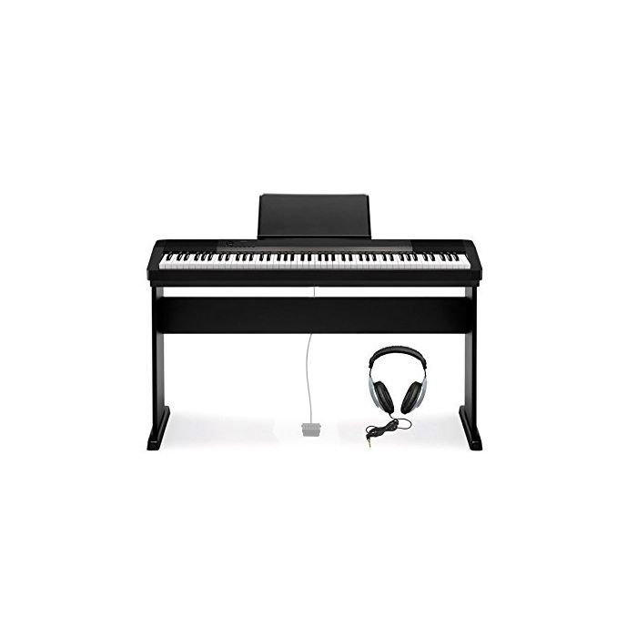 CASIO Set CDP 130 BK - Pianoforte Digitale con Supporto e Cuffie – Set ...