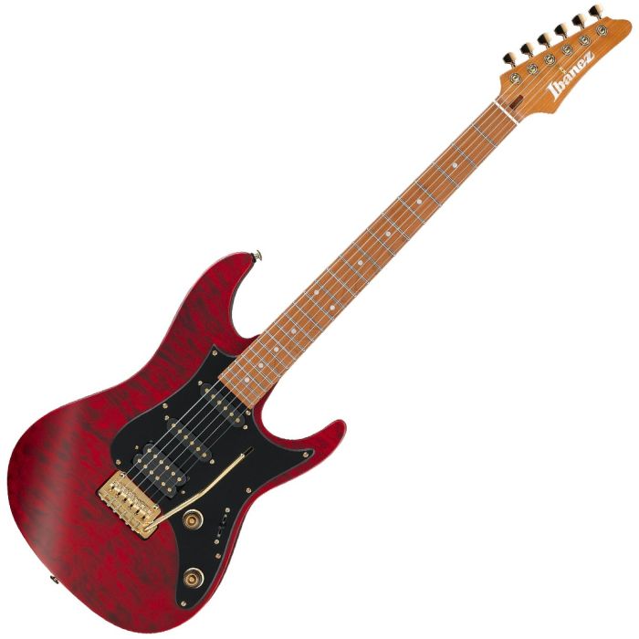 IBANEZ SLM10 Transparent Red Matte Scott LePage Signature con Borsa