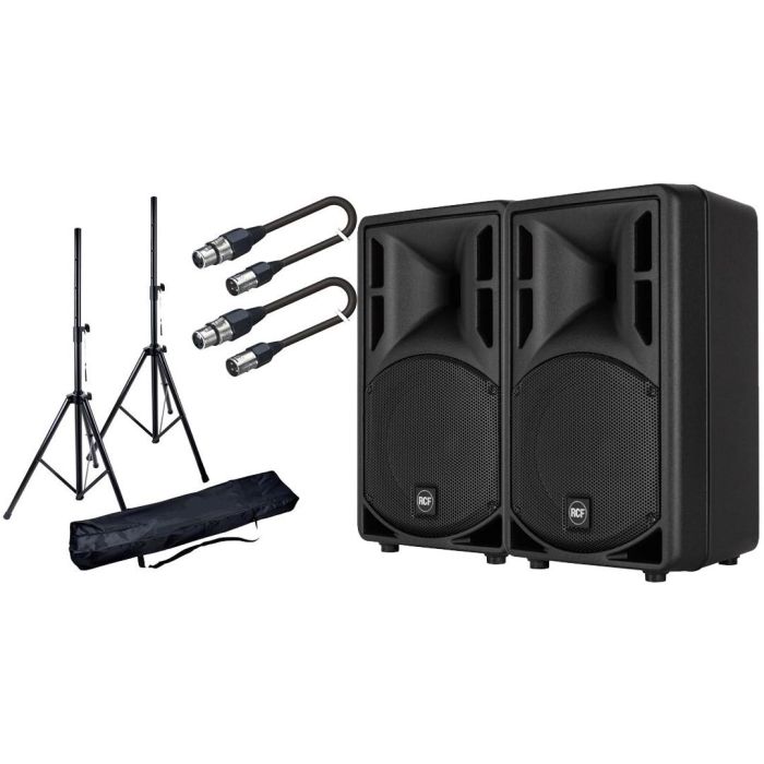 RCF ART 310A MK4 (Coppia) con Cavi e Set Stativi – Kit Completo