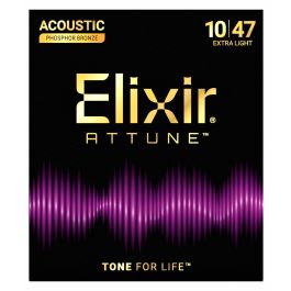 Elixir 21002 Acoustic Phosphor Bronze Attune - Set Corde per Acustica
